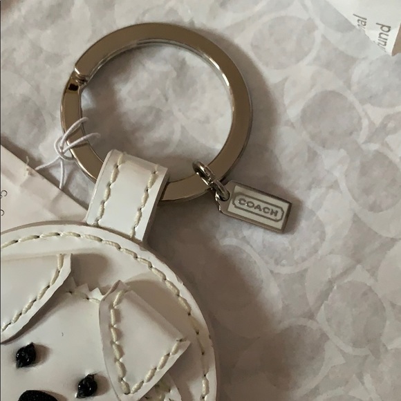 Coach | Accessories | New Rare Coach Leather Dog Keyfob Keychain | Poshmark